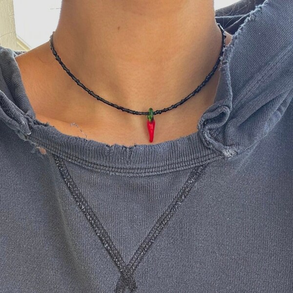 Italian Chile Necklace - Etsy