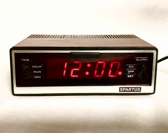 Spartus Alarm Clock - Etsy