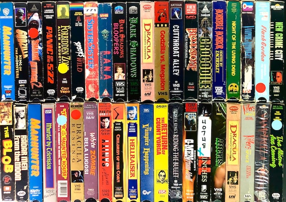 Vintage Horror VHS Choose 1 or More - Etsy
