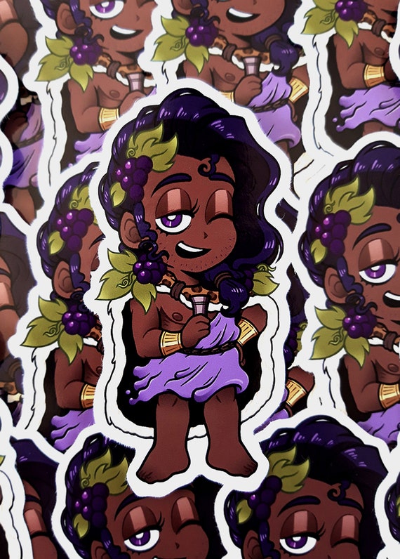 Cute Chibi Dionysus Sticker Hades Supergiant Games - Etsy France
