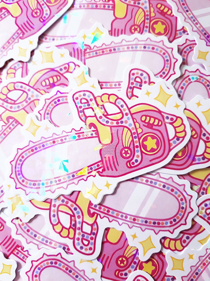 Magical Weapons - Set of 3 Cute Holographic Stickers - Etsy
