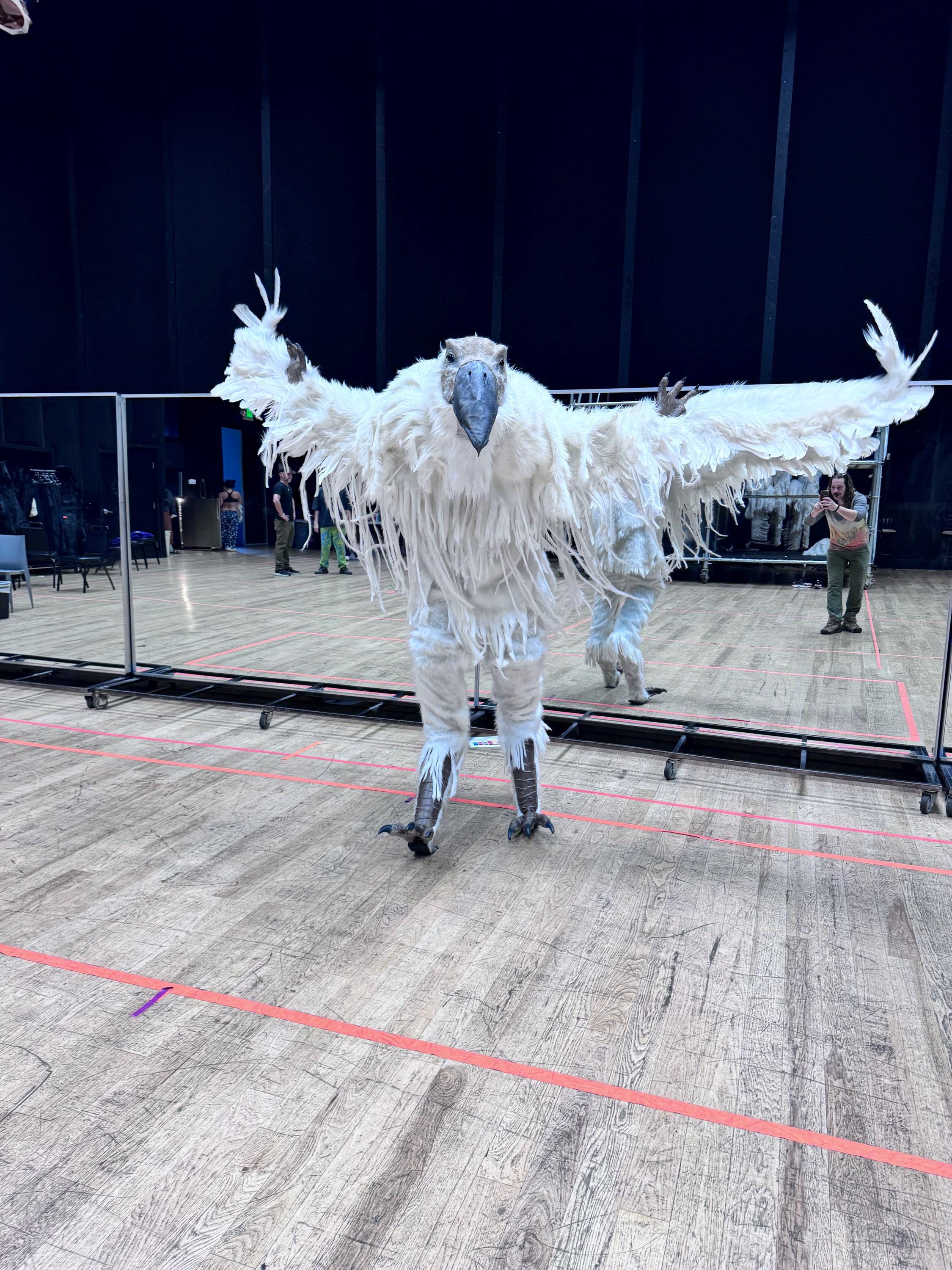 This is a 8.5ft Tall Didgitigrade Costume Made by the Spiritwalker on ...