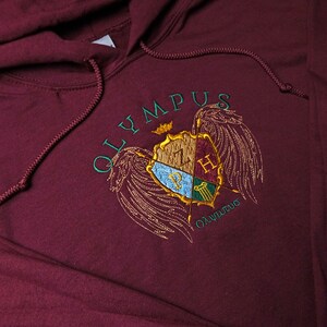 Mount Olympus Greek Gods, Demigod and Half-blood Embroidered Sweater ...