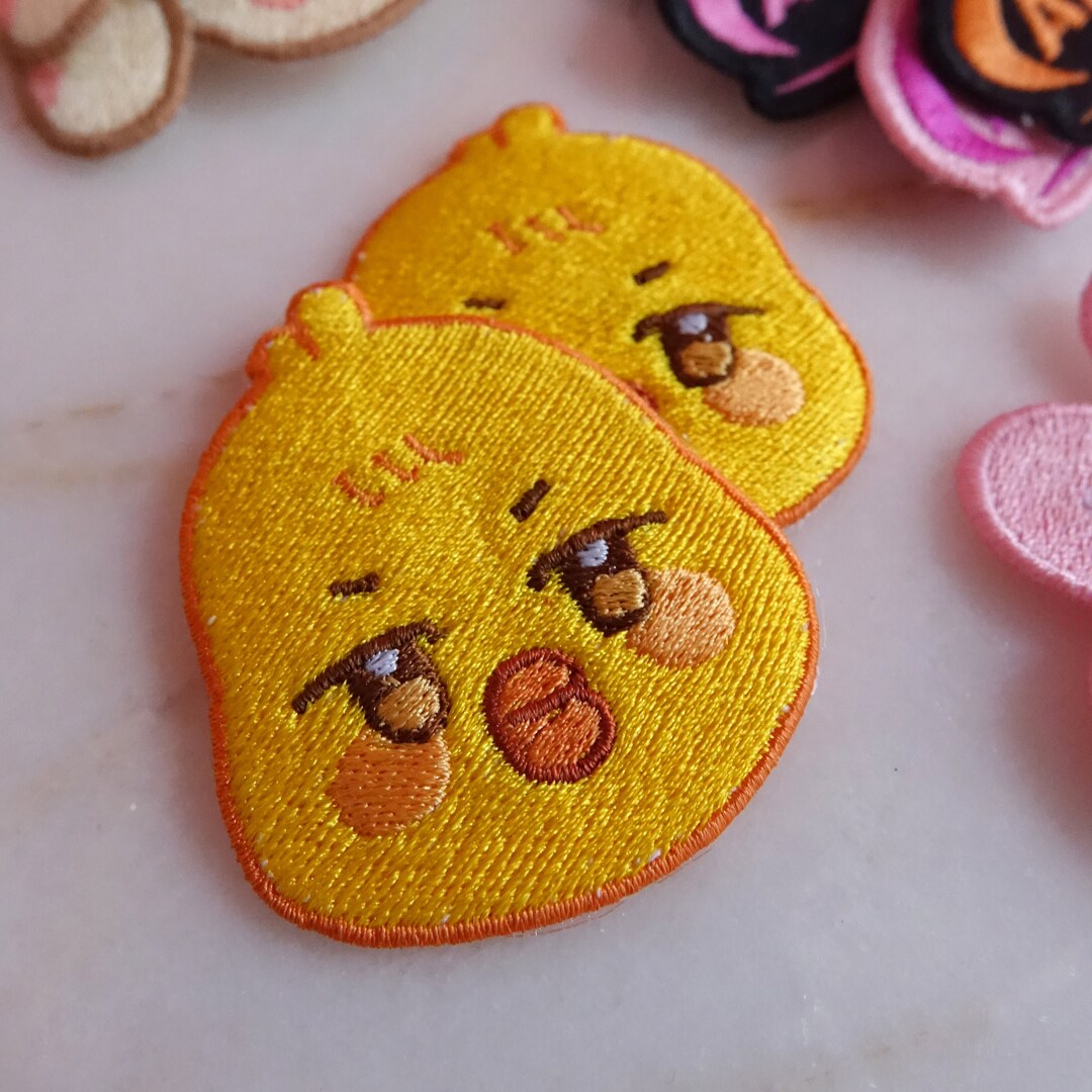 Aniteez Patch - Mingi - Chicken IRON ON Patch, K-pop Group Ateez ...