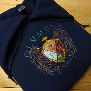 Mount Olympus Greek Gods, Demigod and Half-blood Embroidered Sweater ...