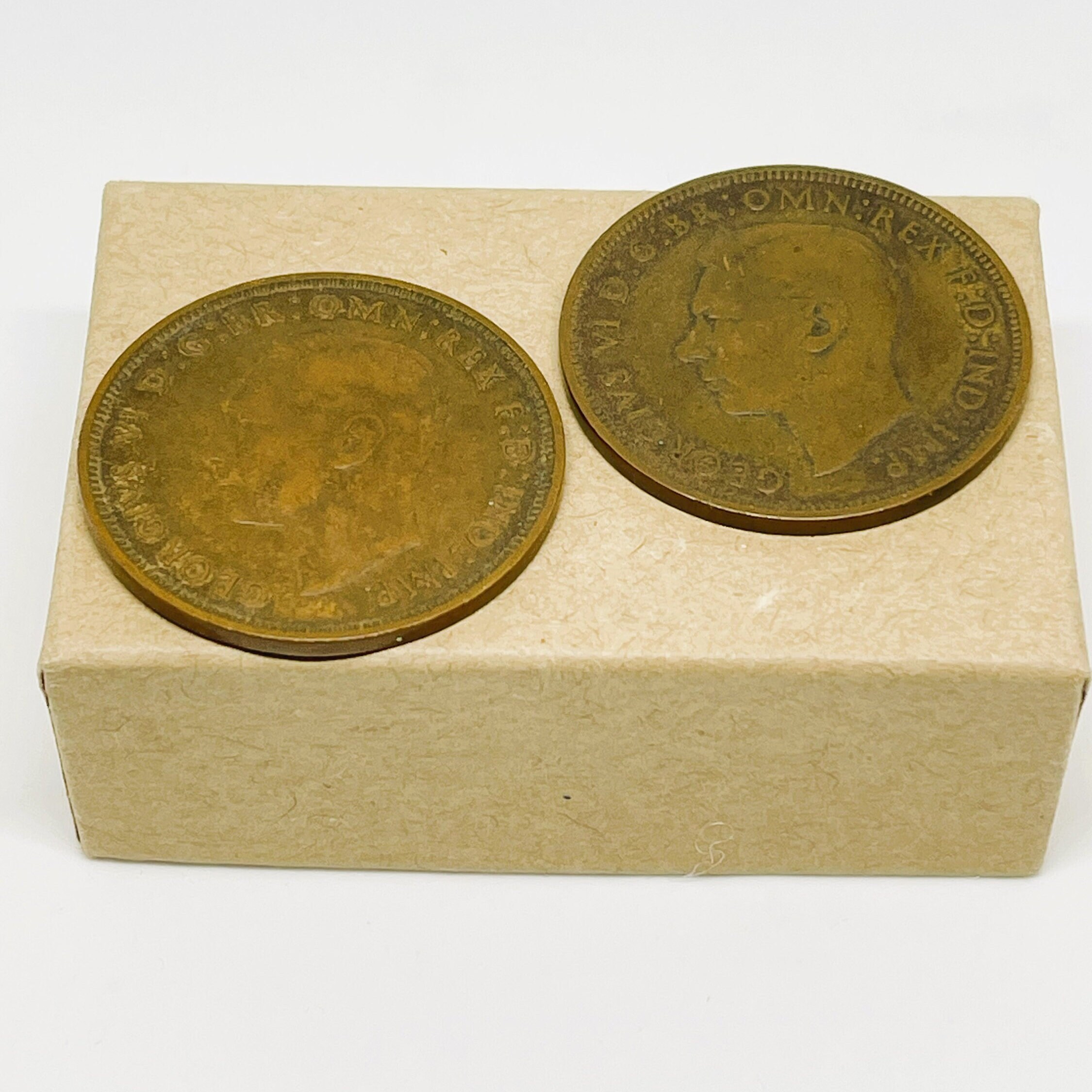 Vintage Coins Lot 1939 One Penny George VI Great Brittan for - Etsy