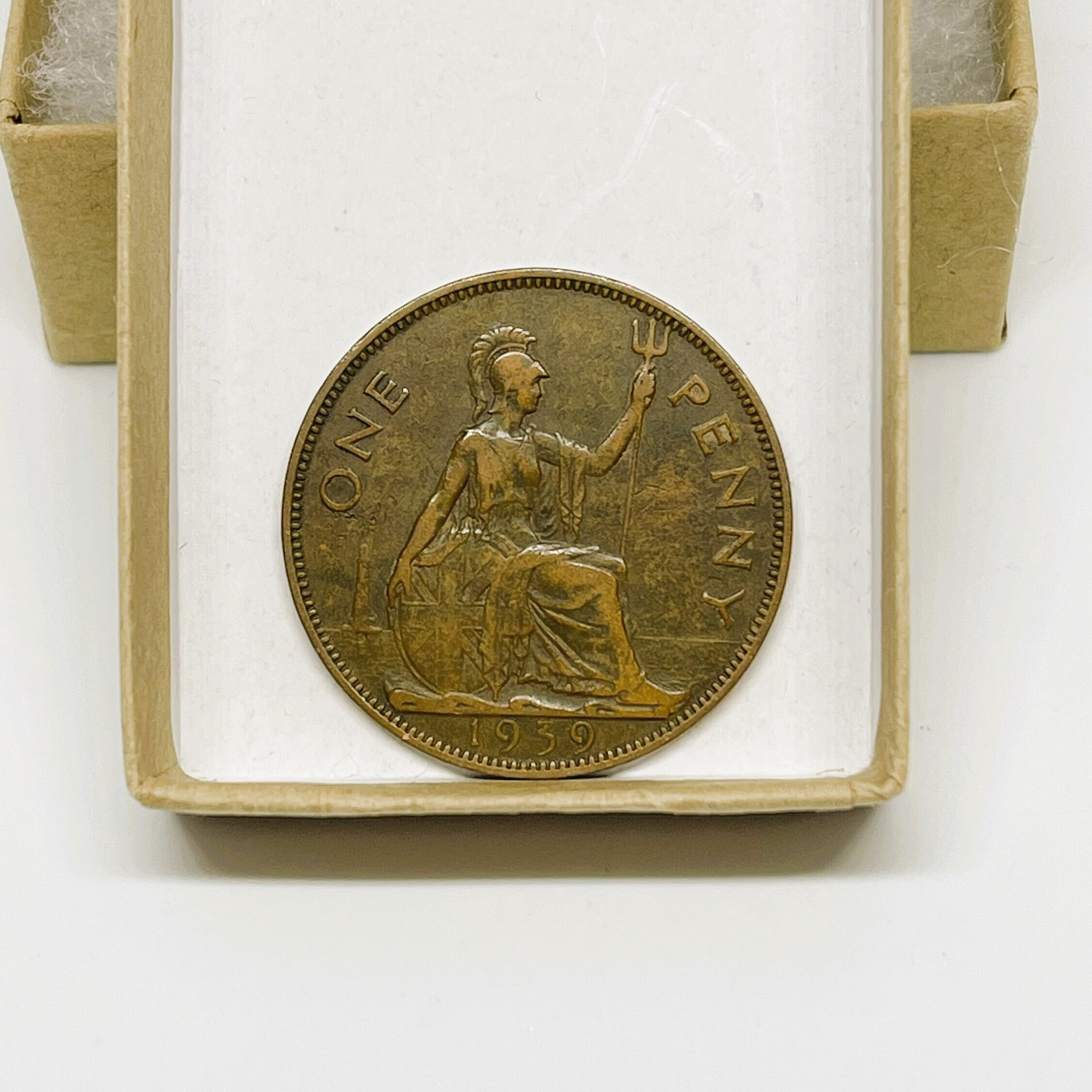 Vintage Coins Lot 1939 One Penny George VI Great Brittan for - Etsy