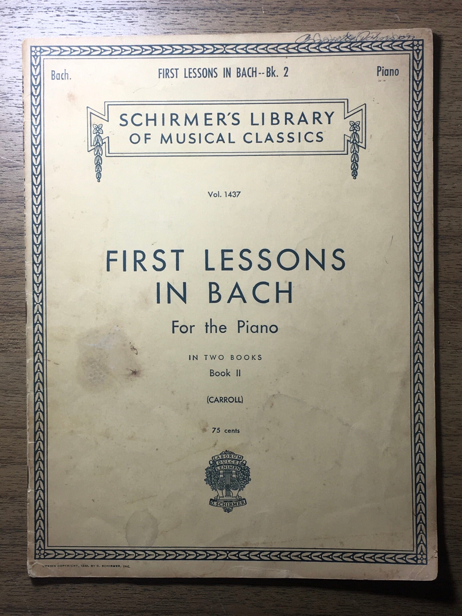 The Bach Handbook