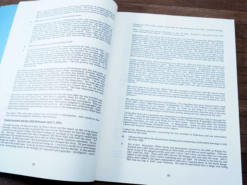 SIGNED UFO Crash/retrievals: the Inner Sanctum, Status Report VI ...