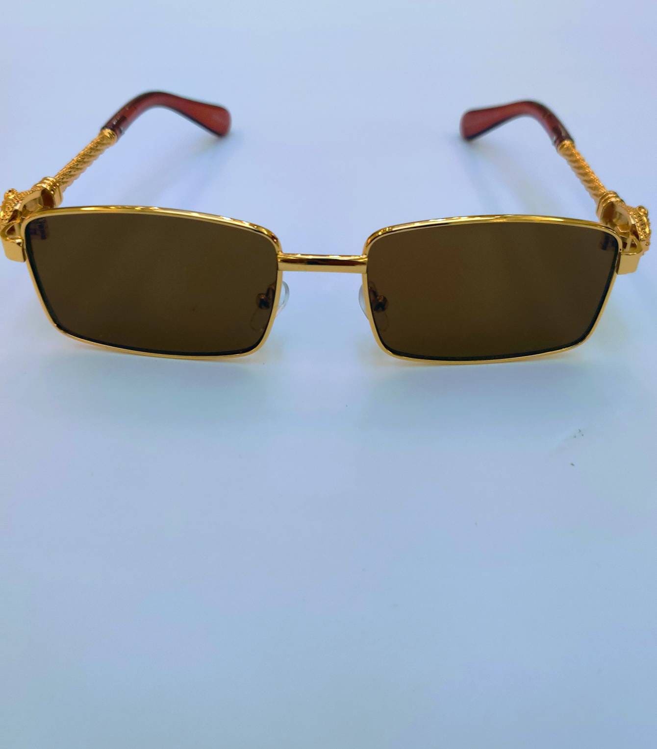 Square Full Frame Brown Lens Sunglasses. Full Frame Square - Etsy