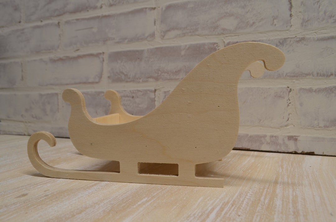 Wood Sleigh...santa Sleigh...diy Sleigh...christmas Decor - Etsy