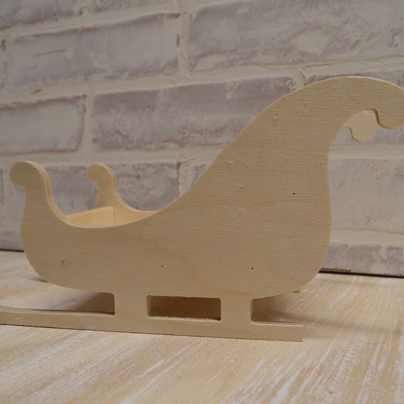 Wooden Sleigh - Etsy