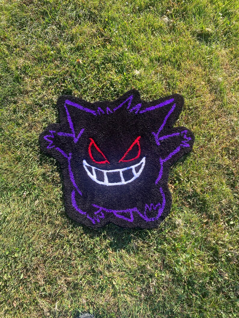 Gengar Tufted Custom Rug Home Decor Pokemon - Etsy