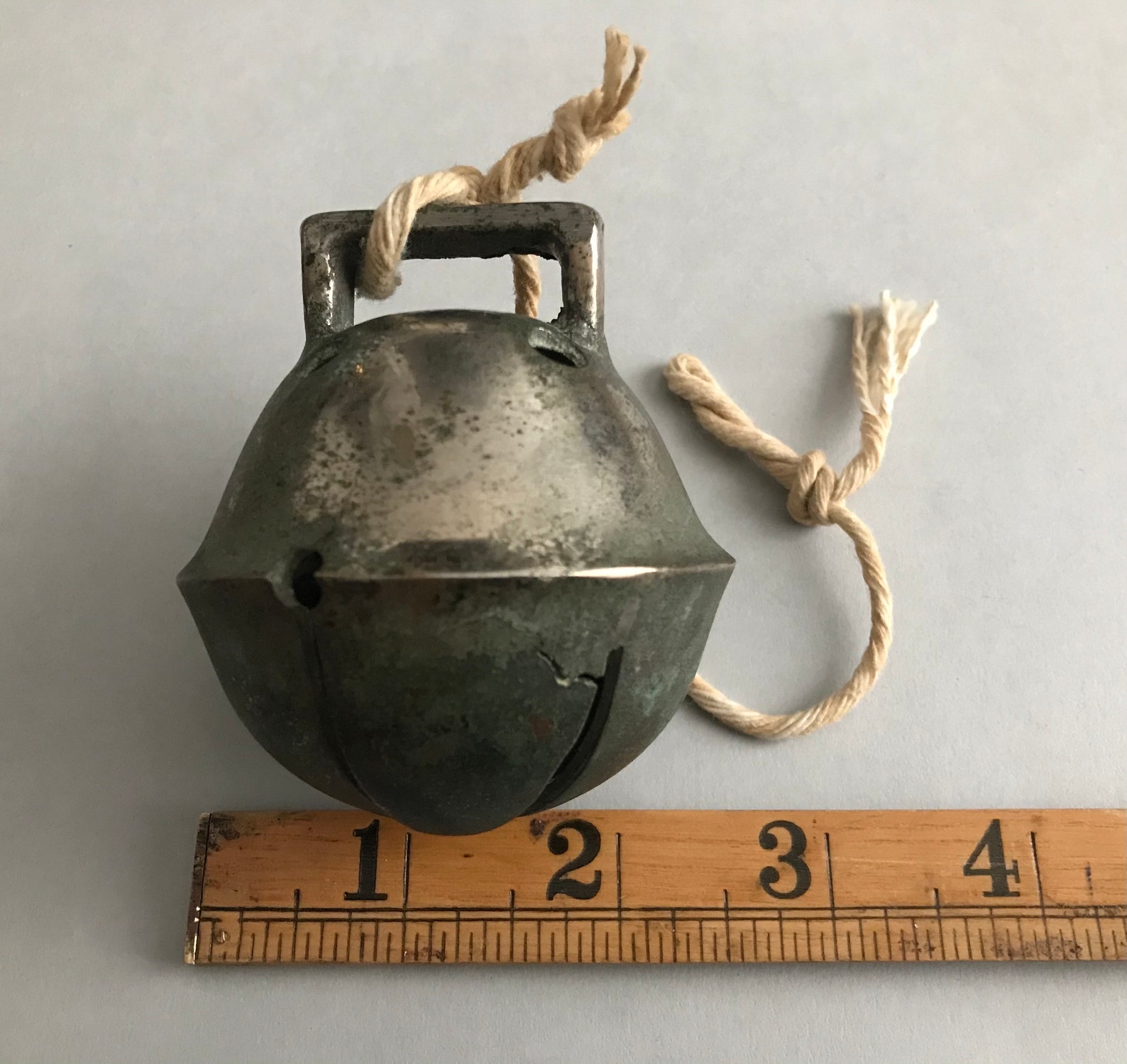 Antique Spherical Crotal Bell / Cast Ball Bell | Etsy