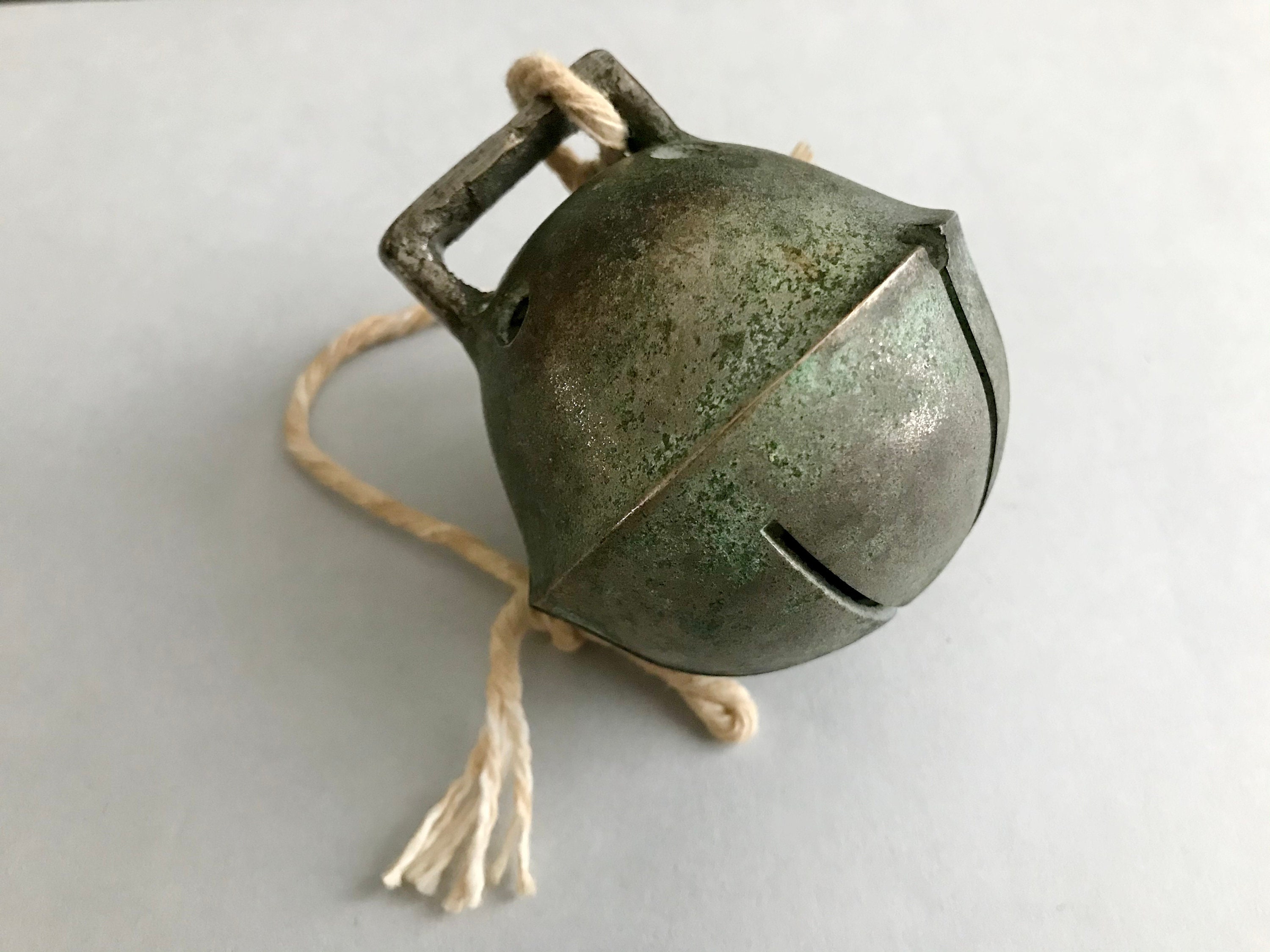 Antique Spherical Crotal Bell / Cast Ball Bell | Etsy