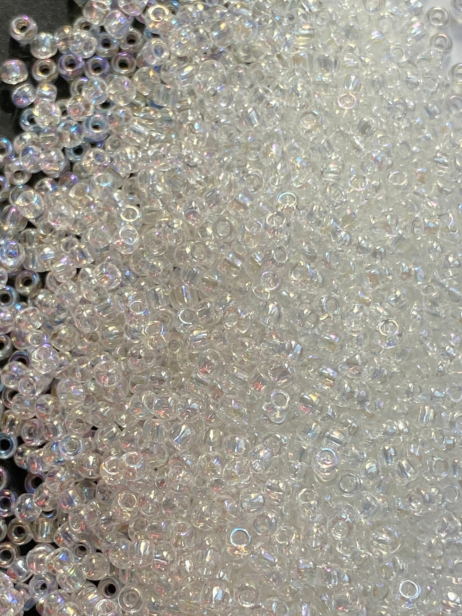 Clear Rainbow #11 Seed Bead, Toho Rainbow Bead, Size 11 Transparent ...