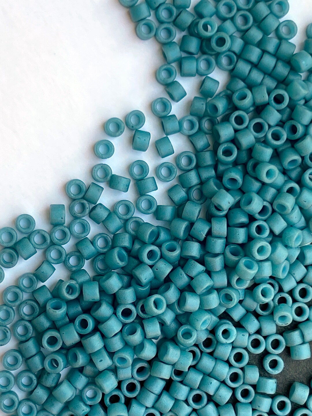Shale #11 Delica Beads, Matte Blue Grey Beads, DBL-0792, Tiny Large ...