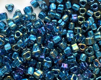 Triangle Glass Beads - Etsy