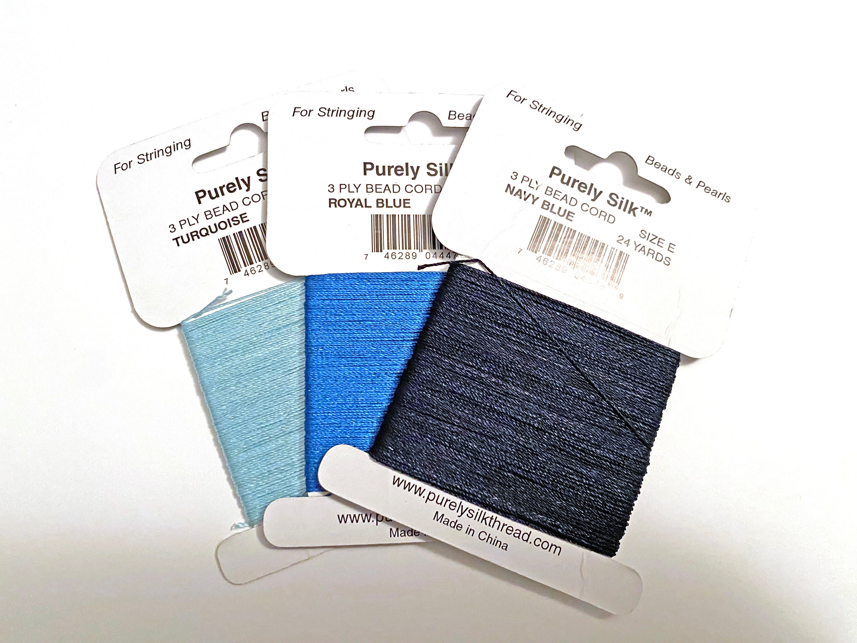 Pure Silk Beading Thread: Size E, 24 Yards - Etsy