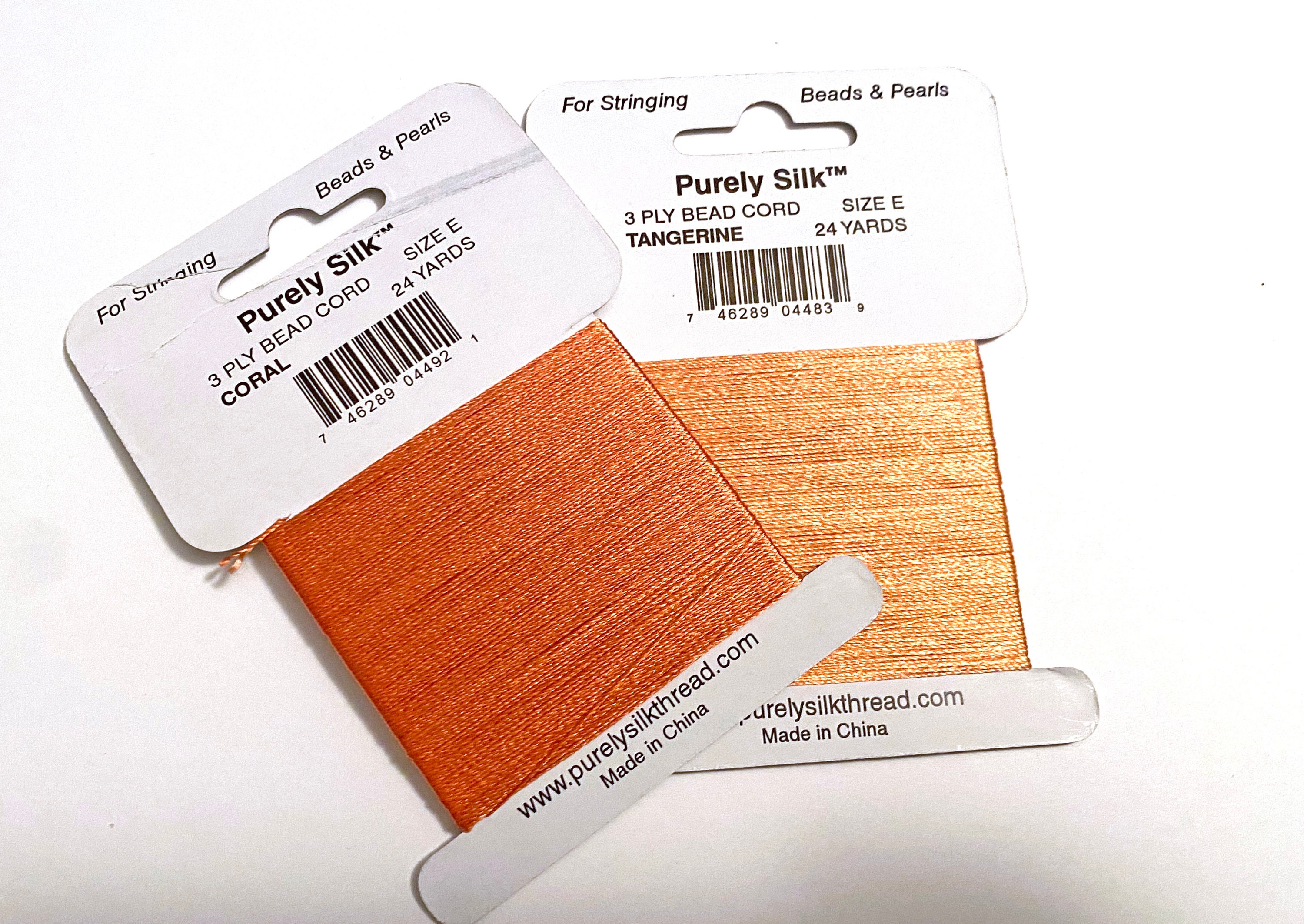 Pure Silk Beading Thread: Size E, 24 Yards - Etsy