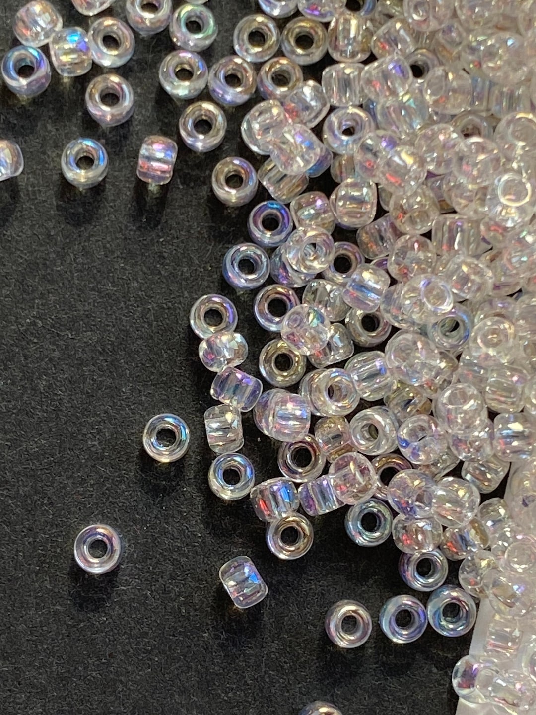 Clear Rainbow #11 Seed Bead, Toho Rainbow Bead, Size 11 Transparent ...