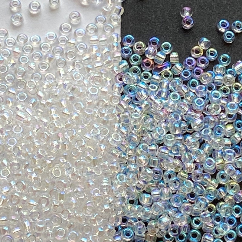 Clear Glass Beads - Etsy