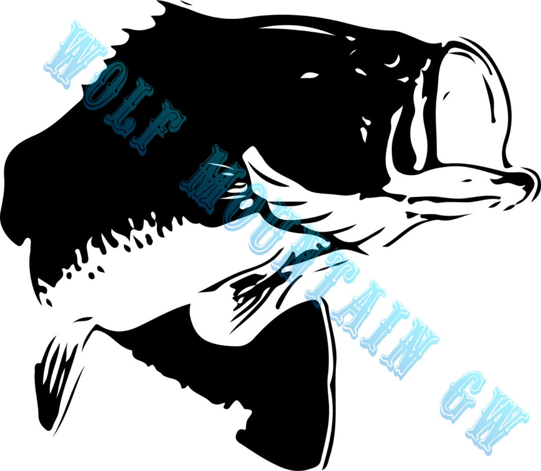 Largemouth Bass Digital Download Svg Png Jpg - Etsy