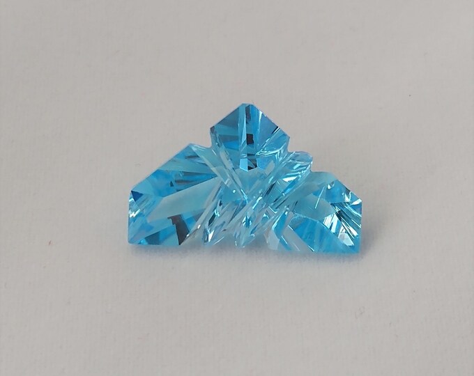 Fantasy Cut Blue Topaz 8.40 Carats. - Etsy