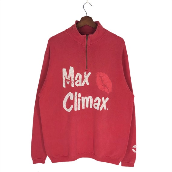 Vintage Max Climax By Oneita Size M Pullover Max Clim… - Gem
