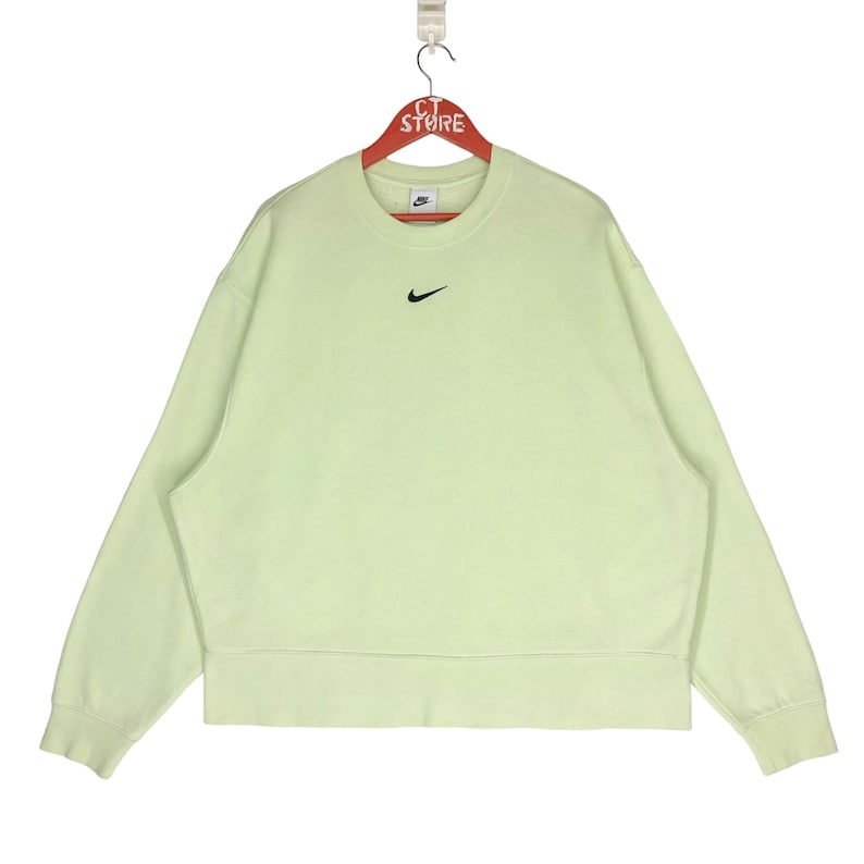 Vintage Nike Centre Logo Crewneck Sweatshirts Size XL, Nike Mint Green, Nike Swoosh, Nike Logo ...