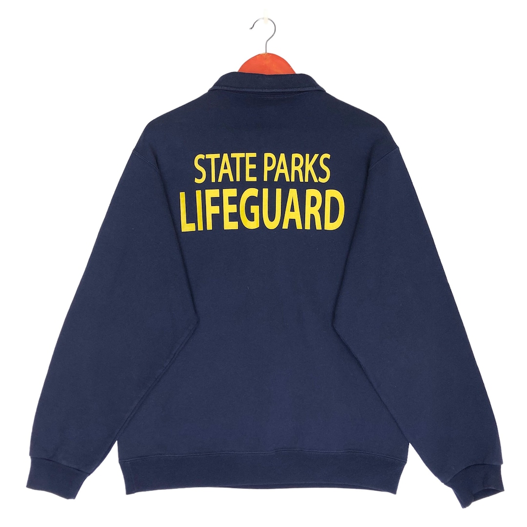Vintage California State Park Lifeguard Quater Zip Sweaters Size M ...