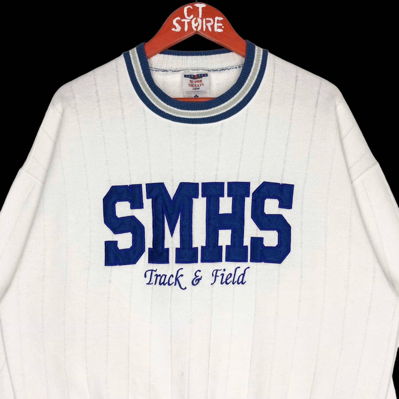Vintage SMHS San Marcos High School Sweatshirt Embroidery Logo ...