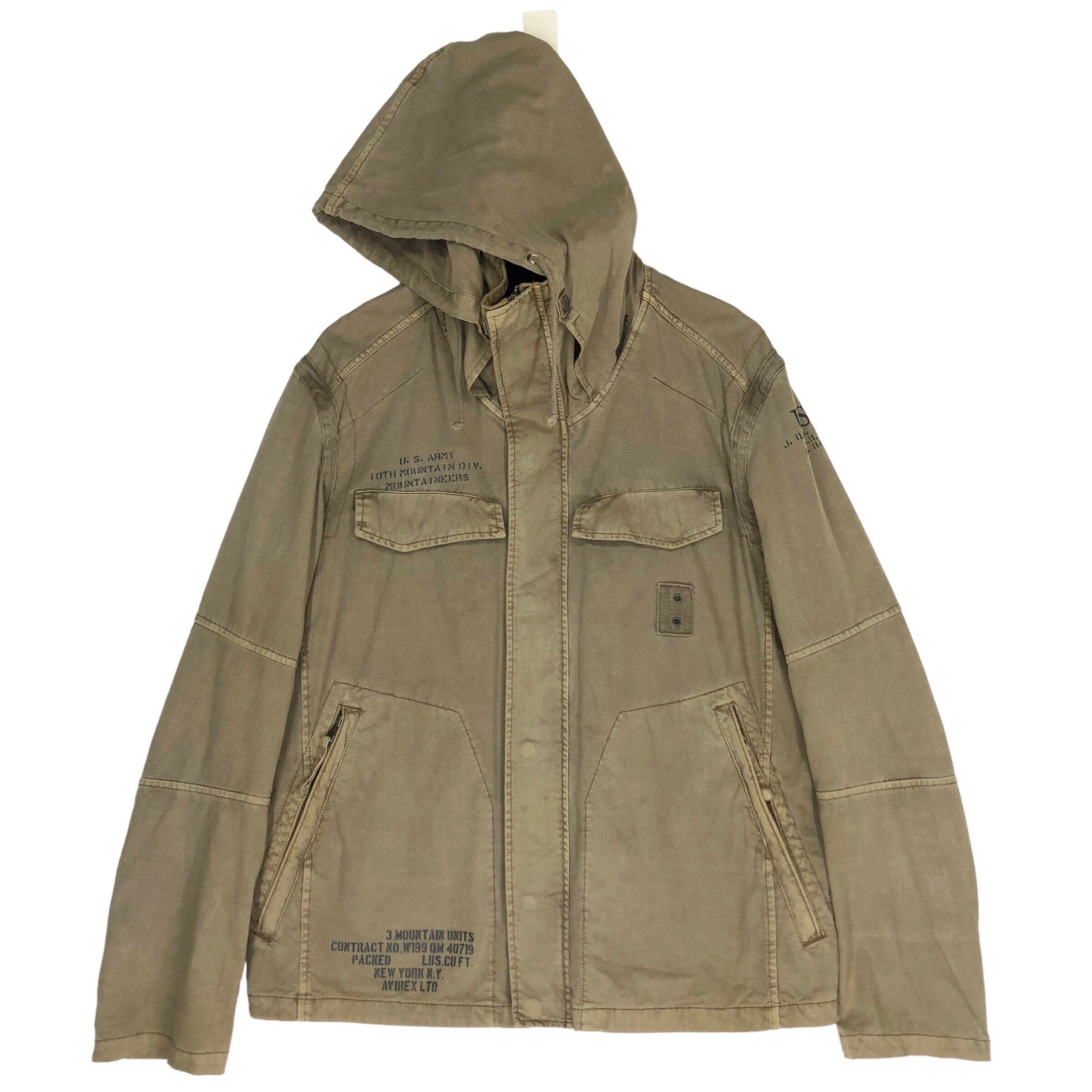 Avirex Parka Jacket - Etsy Avirex Parka Jacket - Etsy