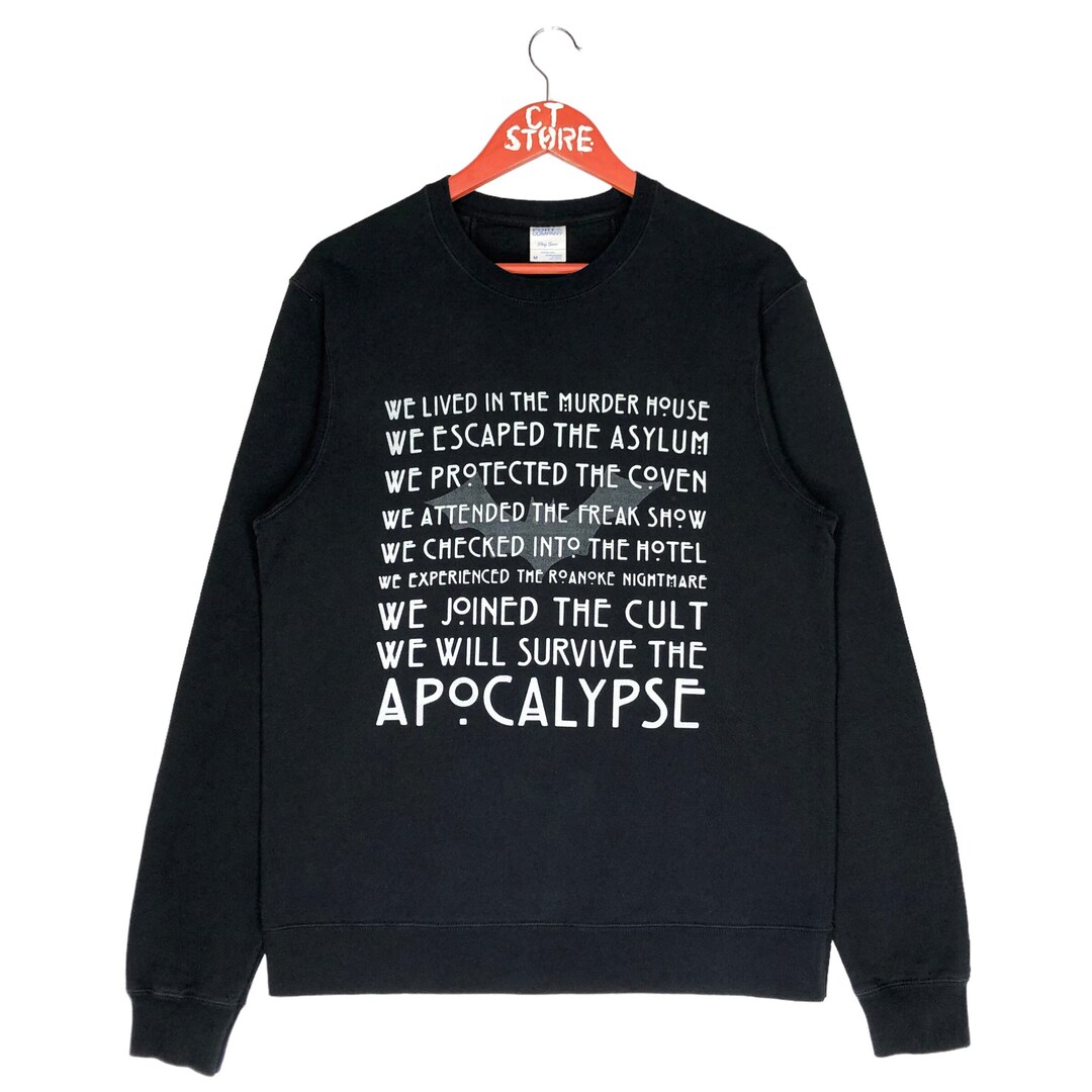 AHS Apocalypse Murder House Horror Movie Sweatshirts Crew Neck Size M ...