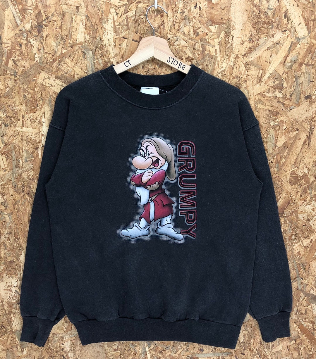 Vintage Disney Grumpy Crewneck Sweatshirt Size S Vintage Cartoon Grumpy ...