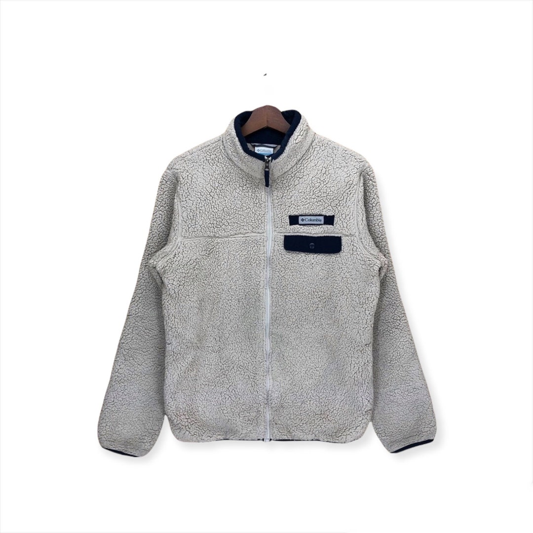 Columbia Faux Fur Zipper Jacket / Columbia Jacket - Etsy