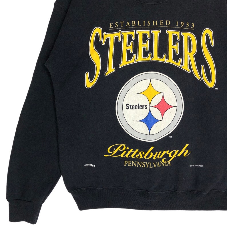 Vintage 1995 NFL Pittsburgh Steelers Pennsylvania Sweatshirt Crewneck ...