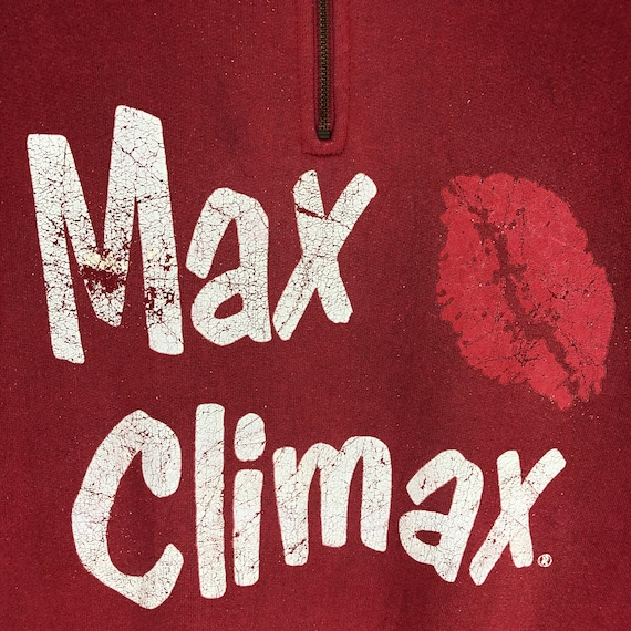 Vintage Max Climax By Oneita Size M Pullover Max Clim… - Gem