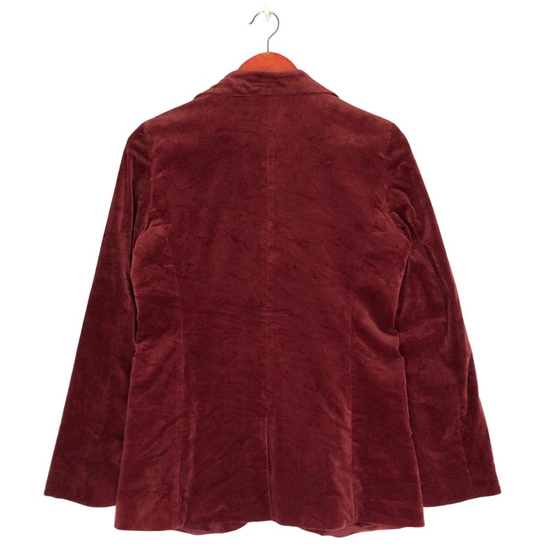 Ined Yohji Yamamoto Velvet Jacket Red Size S, Yohji Yamamoto Women ...