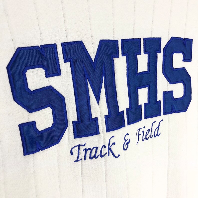 Vintage SMHS San Marcos High School Sweatshirt Embroidery Logo ...