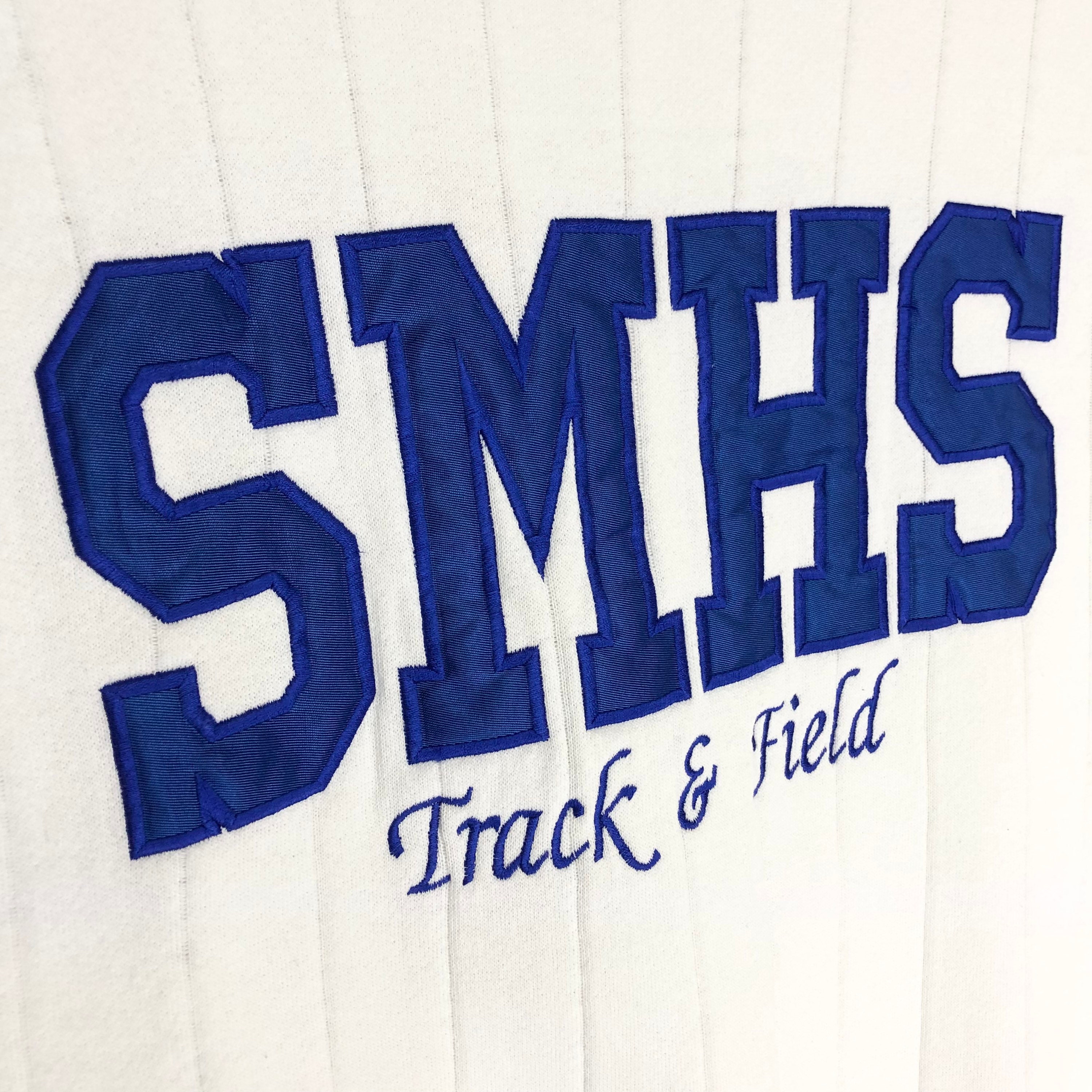 Vintage SMHS San Marcos High School Sweatshirt Embroidery Logo ...