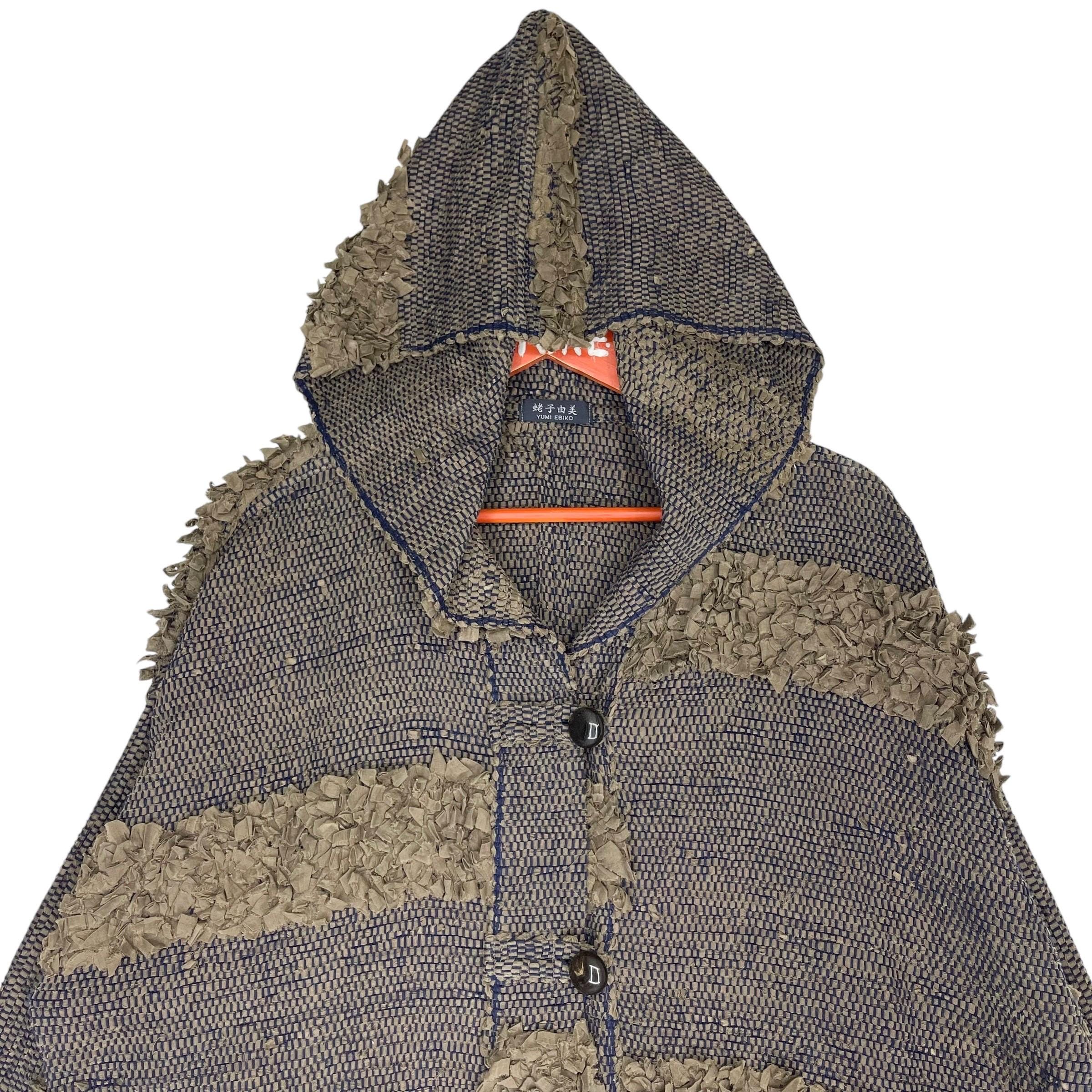 Vintage Yumi Ebiko Patchwork Hoodie Jacket Size XL - Etsy