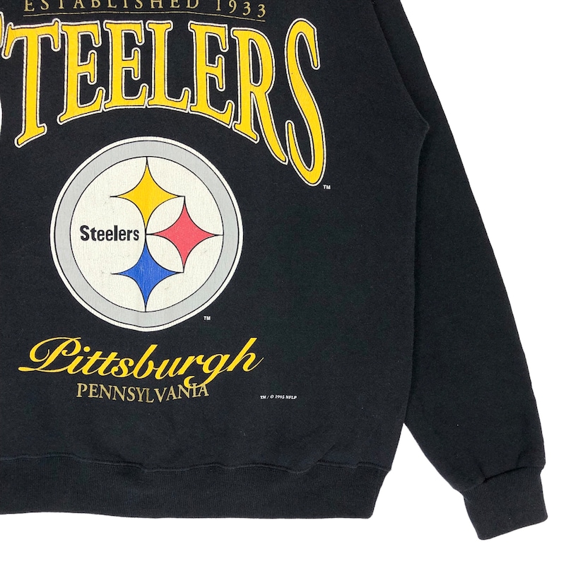 Vintage 1995 NFL Pittsburgh Steelers Pennsylvania Sweatshirt Crewneck ...