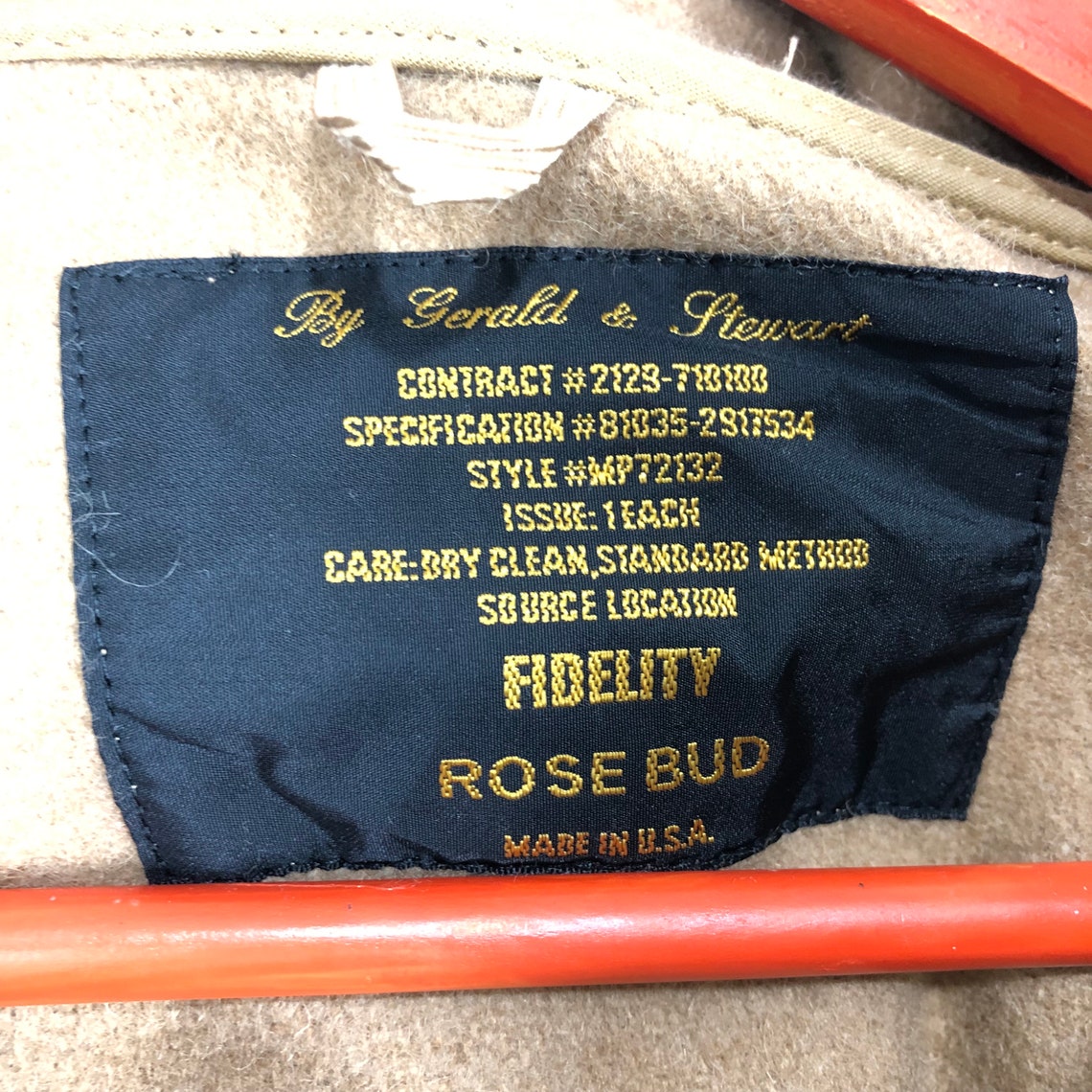 Fidelity/rose Bud Collabo Hood Cape Women Size M Military Hooded Cape ...
