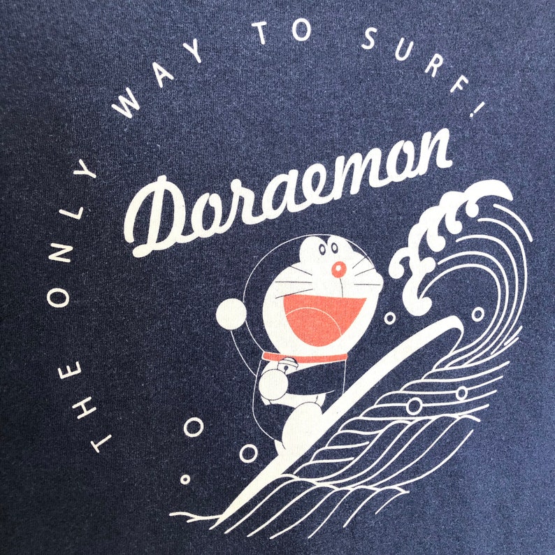 Doraemon Surf T Shirt - Etsy