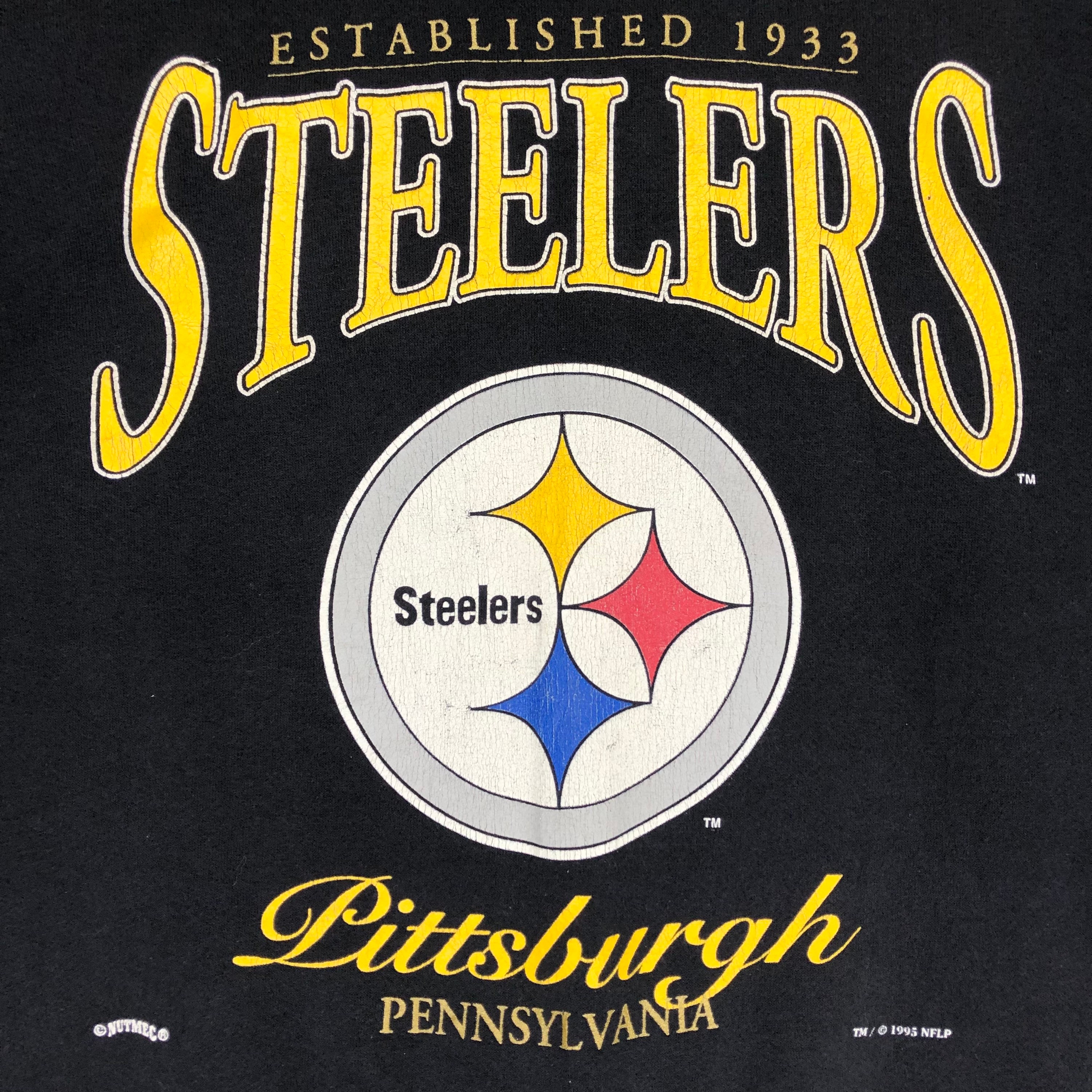 Vintage 1995 NFL Pittsburgh Steelers Pennsylvania Sweatshirt Crewneck ...