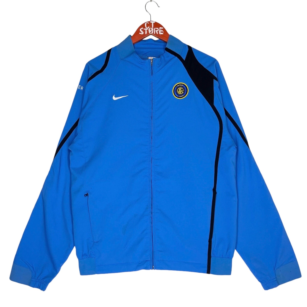 Vintage Nike Inter Milan Football Track Jacket in Blue Size M Sport ...