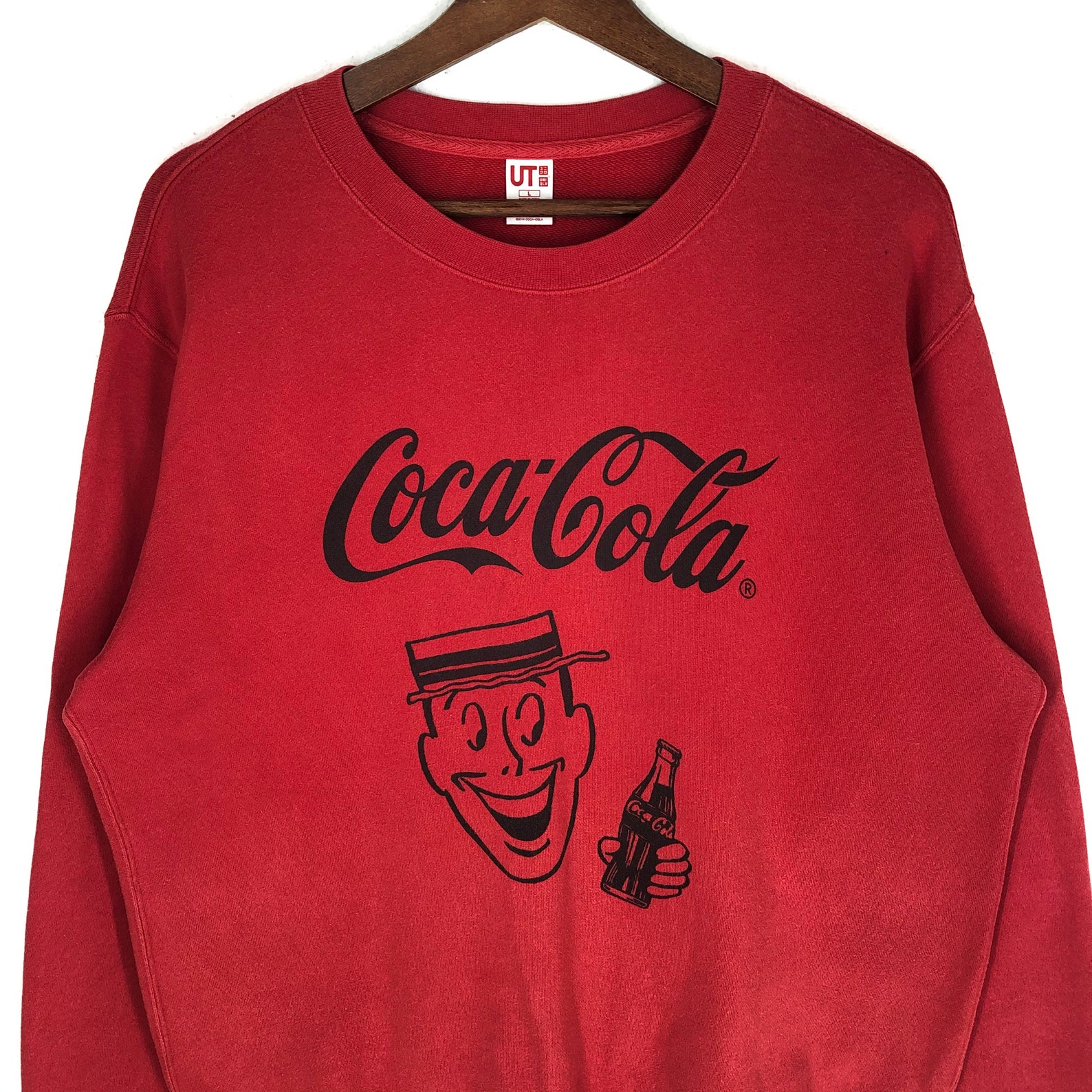 Uniqlo Coca Cola 2014 Crewneck Sweatshirt Coca Cola Pullover Sweater ...