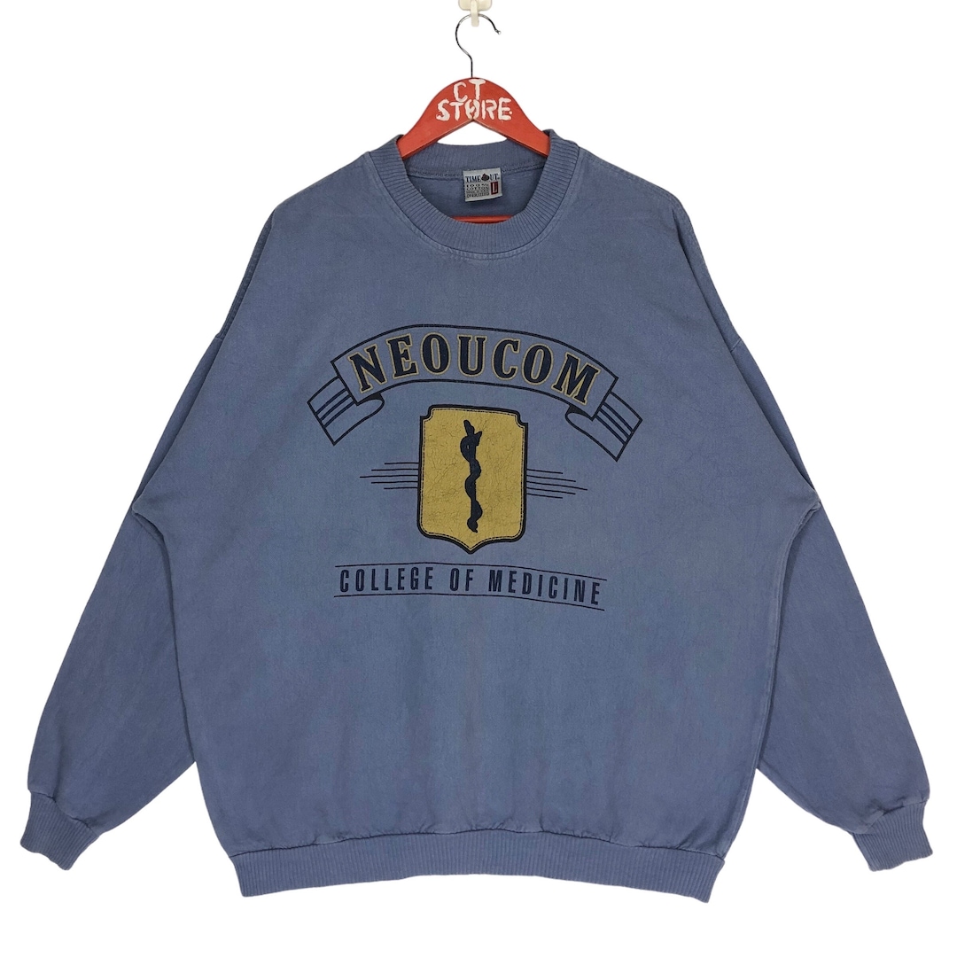 Vintage NEOUCOM College of Medicine Oversized Crewneck Sweatshirt - Etsy