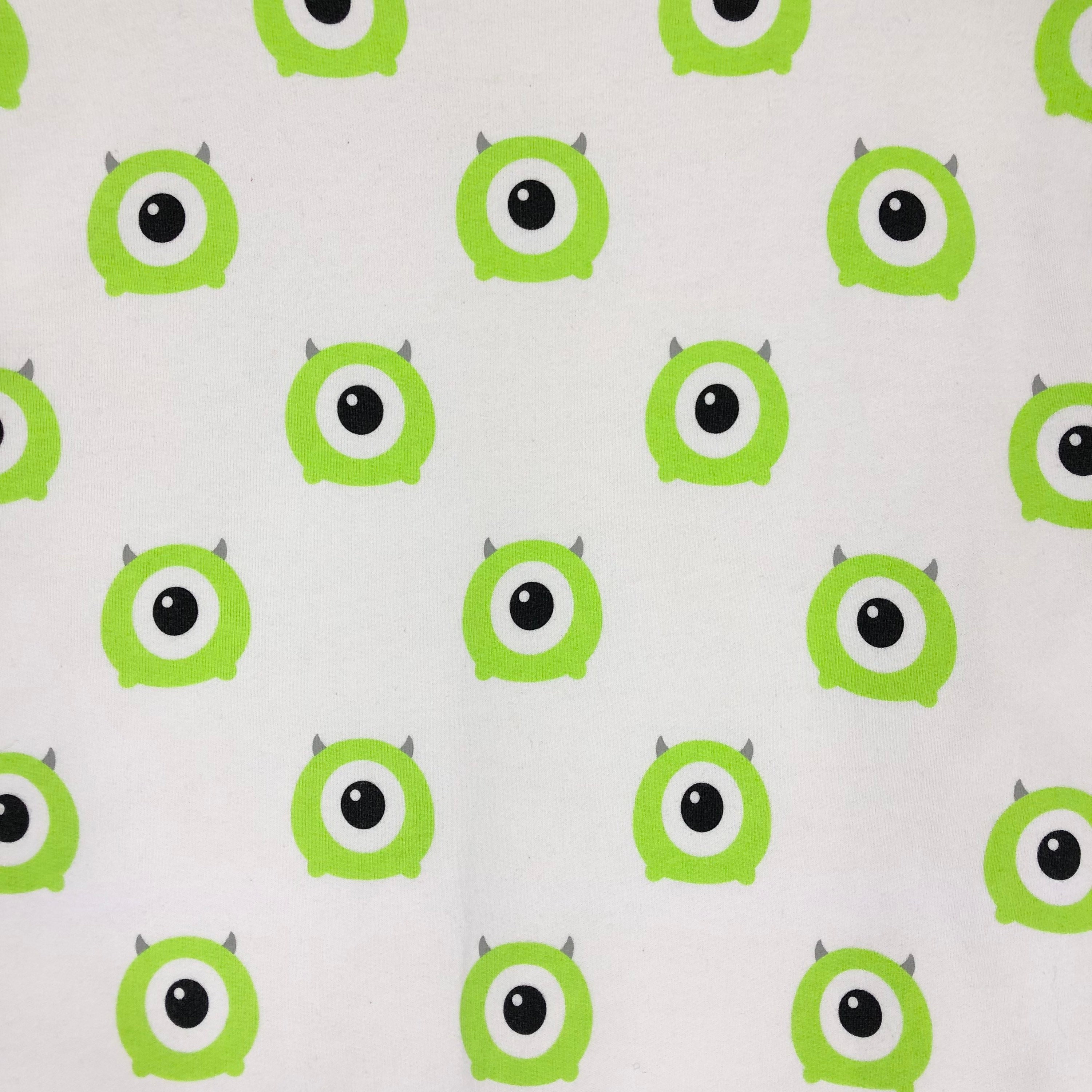Disney Tsum Tsum Mike Wazowski Full Print Crewneck Sweatshirts Cartoon ...